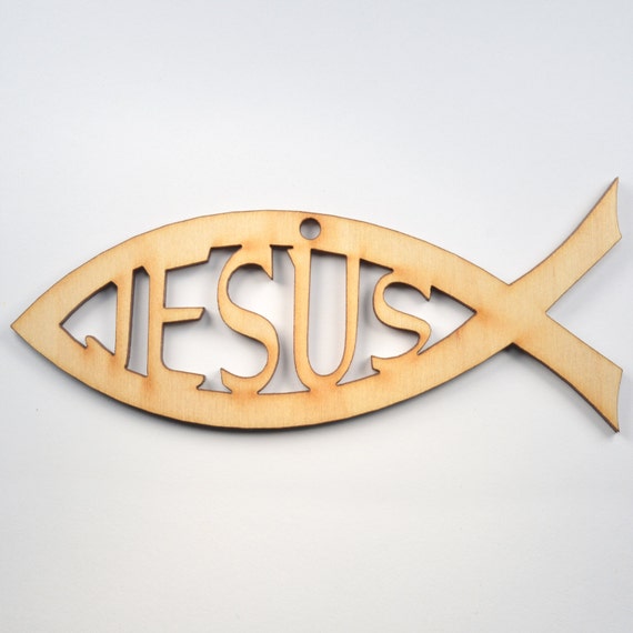 Jesus Fish Ornament - Etsy