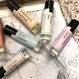 Rollerball // Perfume Roller // Perfume Roll on // Choose Your Scent // Travel Roller // Travel ...