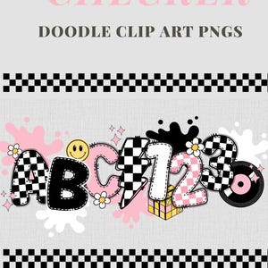 Doodle Alphabet Bundle PNG | Original Doodle Alphabet Letters A–Z ...