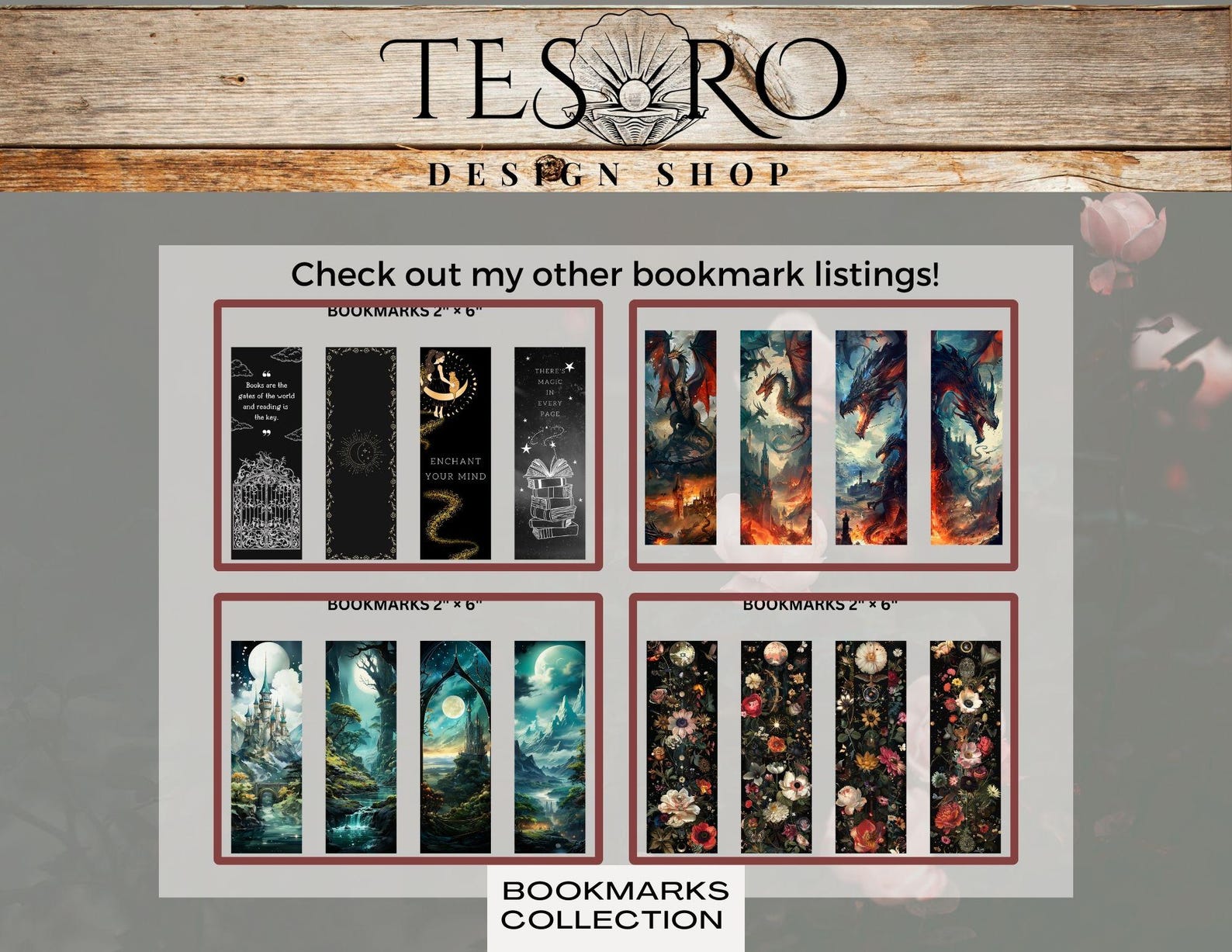 Romantasy Bookmark Printable | Custom Bookmarks Fantasy | Emerald Green ...