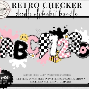 Doodle Alphabet Bundle PNG | Original Doodle Alphabet Letters A–Z ...