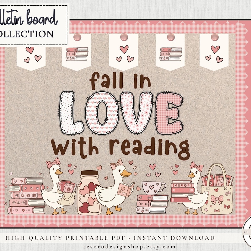 Valentines Display Library - Etsy