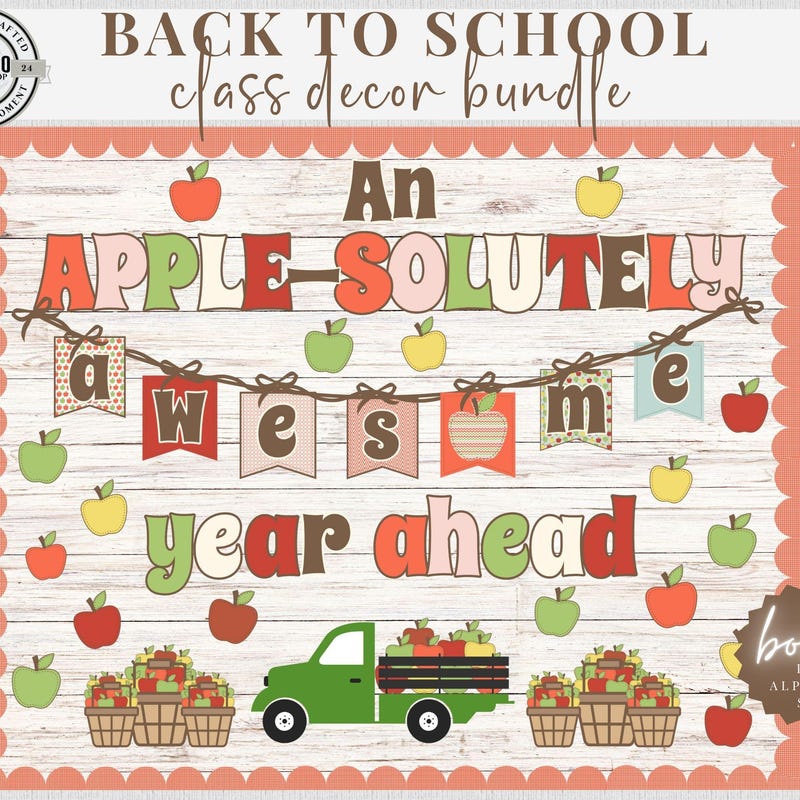 Apple Bulletin Board - Etsy