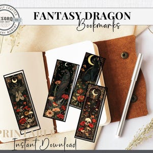 Celestial Witchy Bookmark Printable | Custom Bookmarks | Aesthetic ...