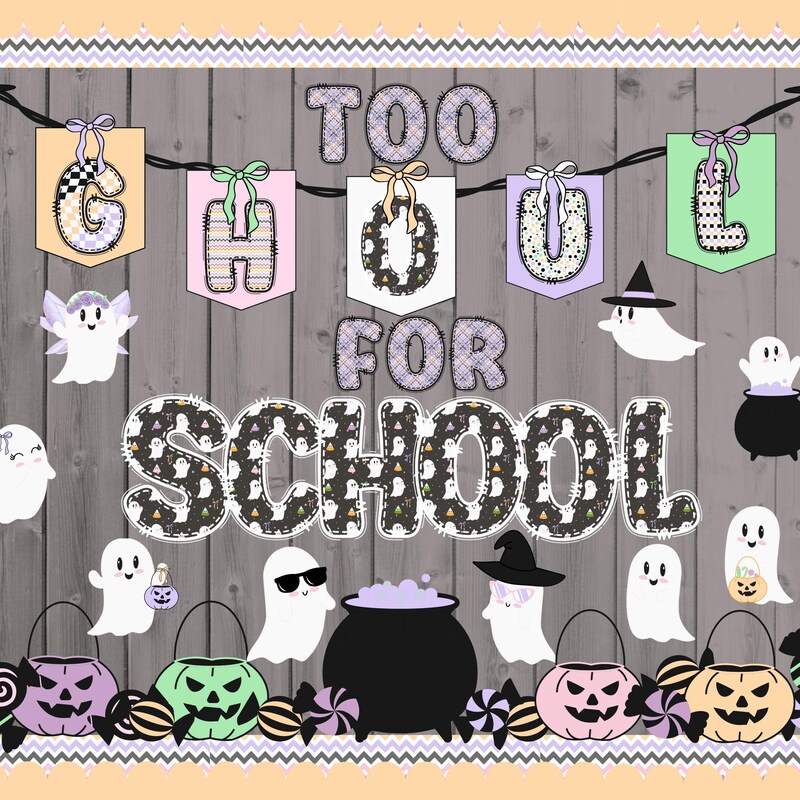 Halloween Classroom Door - Etsy