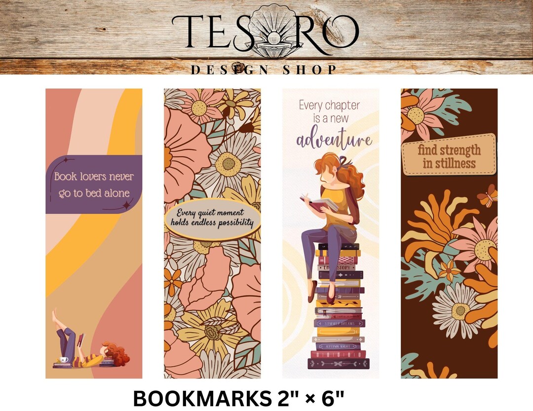 Unique Bookmark Printable | Custom Bookmarks Printable Bookmarks ...