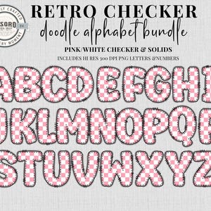 Doodle Alphabet Bundle PNG | Original Doodle Alphabet Letters A–Z ...