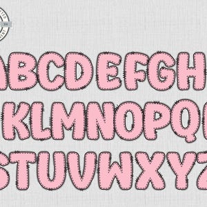 Checker Alphabet Bundle Doodle PNG | Pink Checker Retro Letters School ...