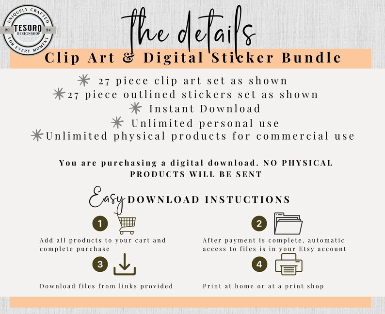 Retro Doodle Clip Art PNG |groovy 70s Retro Clipart | Digital Planner ...