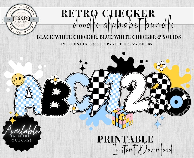 Doodle Alphabet Bundle PNG | Original Doodle Alphabet Letters A–Z ...