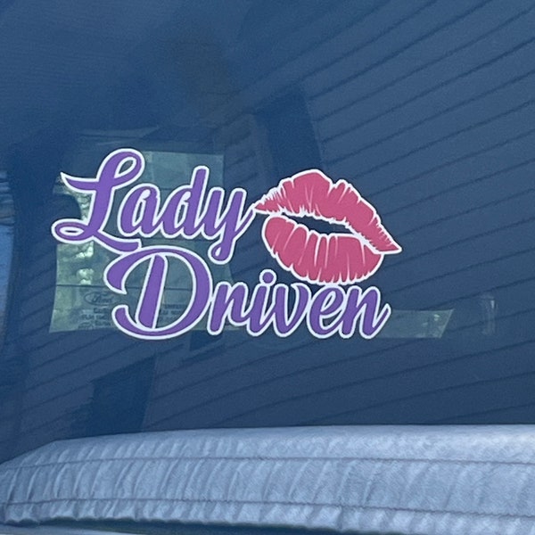 Lady Driven Stickers - Etsy