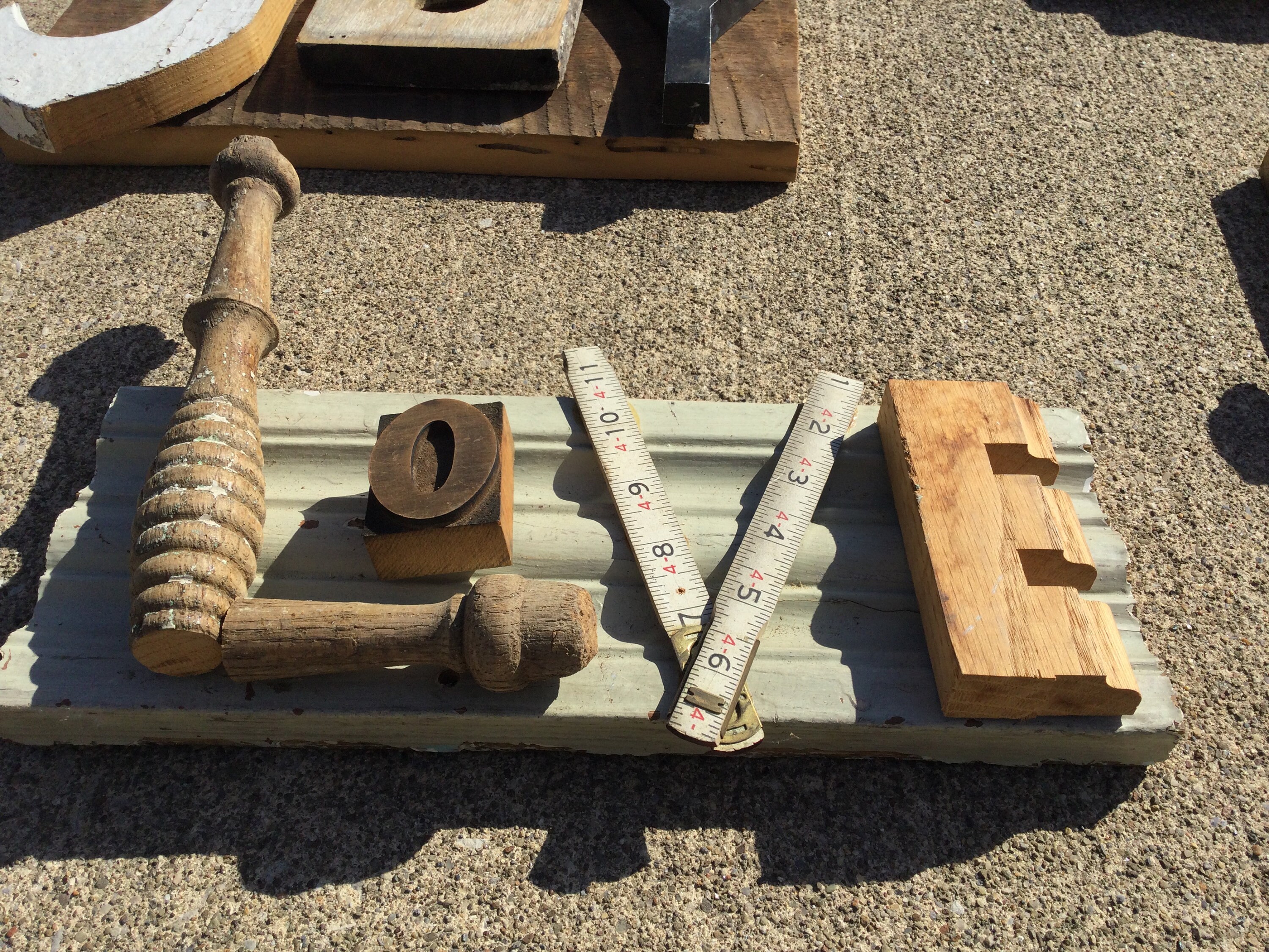 Architectural Salvage Sign, Wall Decor, Vintage Sign, Love, Joy, Soul ...