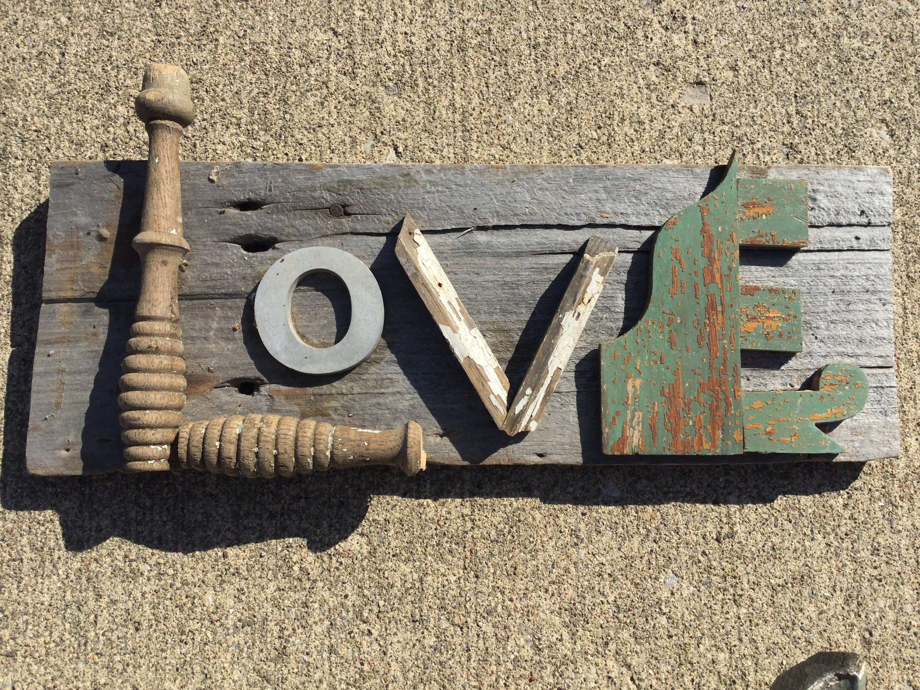 Architectural Salvage Sign, Wall Decor, Vintage Sign, Love, Joy, Soul ...