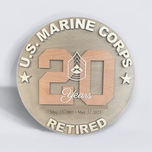 Military Retirement Gift: Air Force, Army, USMC, Navy, Coast Guard ...