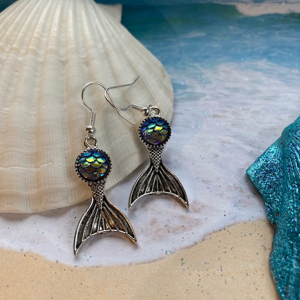 Mermaid Earrings - Etsy