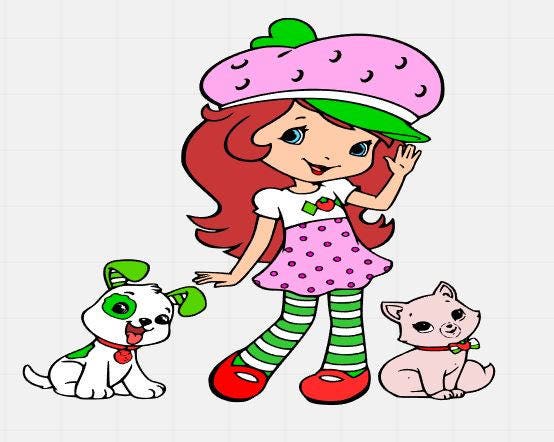 Strawberry Shortcake svg Svg Cutting File Svg Files Svg Cut | Etsy