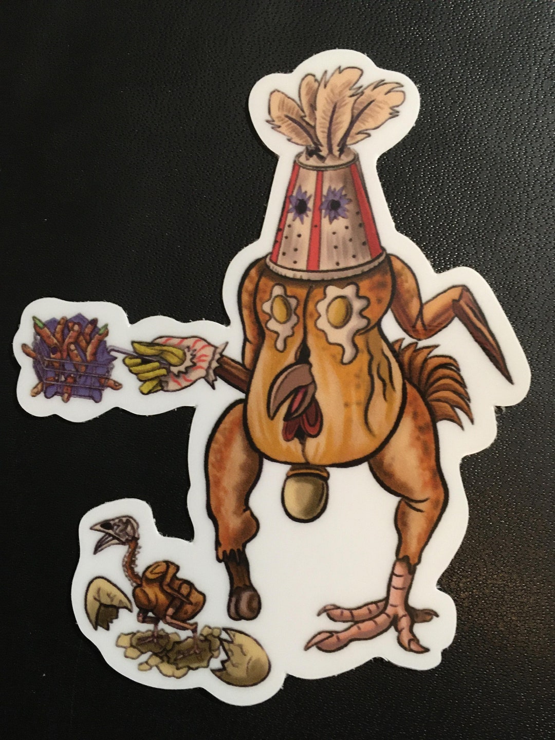 Poultrygeist, Vinyl Stickers, Horror Stickers, Food Monsters, Fast Food ...