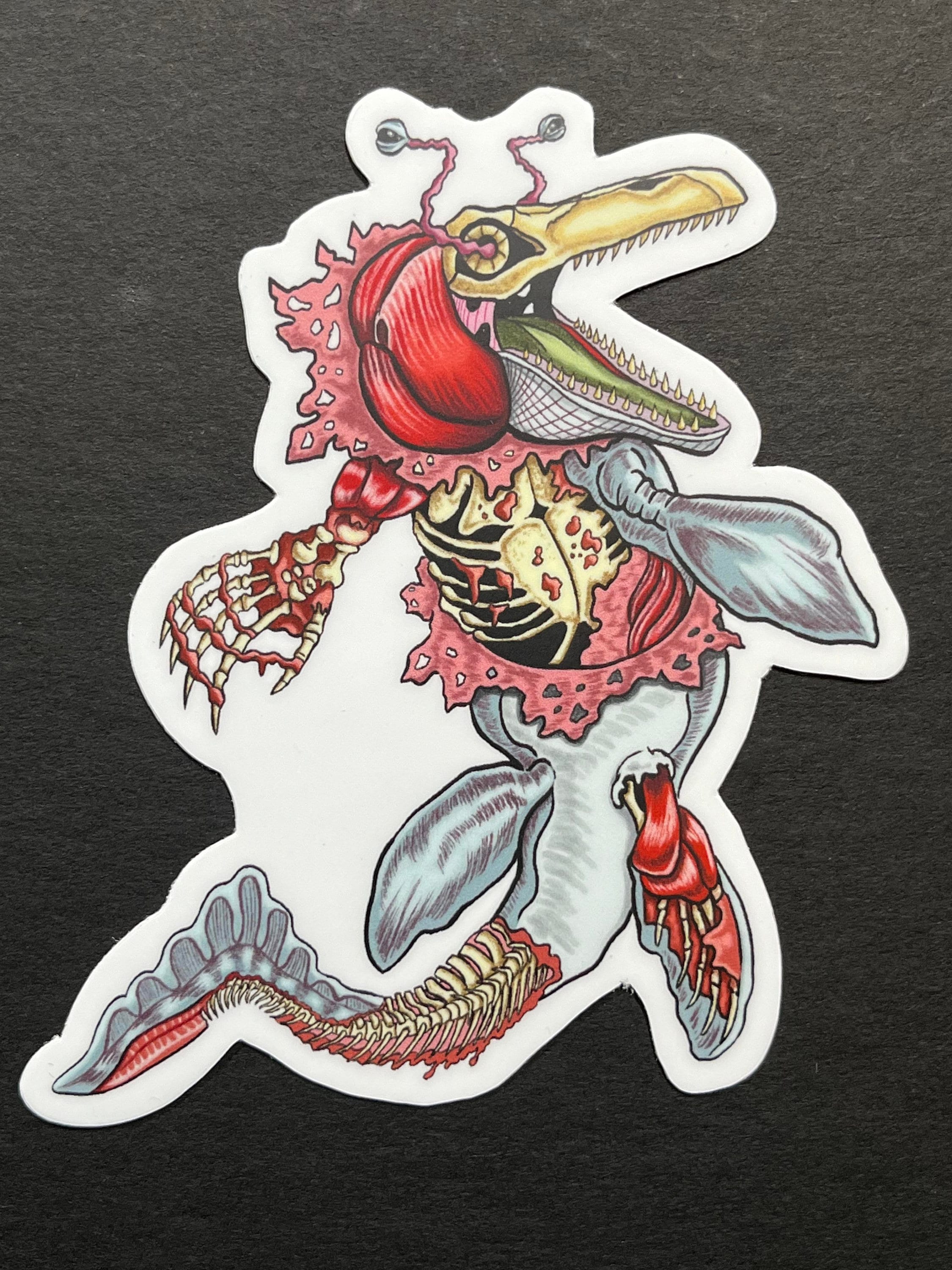 Zombie Sea Monsters, Stickers,mosasaurus, Plesiosaur, Ichthyosaurus ...