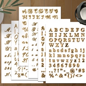 Gold Alphabet Clip Art Digital Download,hi-res Clip Art Letters ...