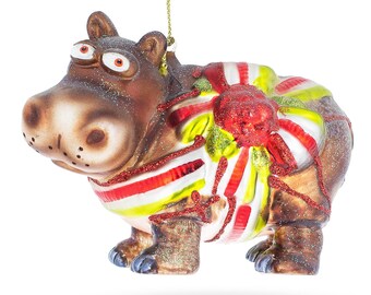 Hippo Ornament | Etsy