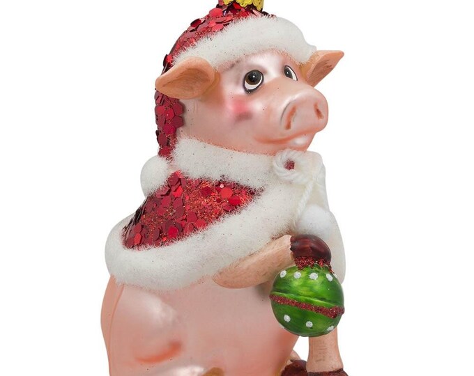 Pig Christmas Ornaments - Etsy