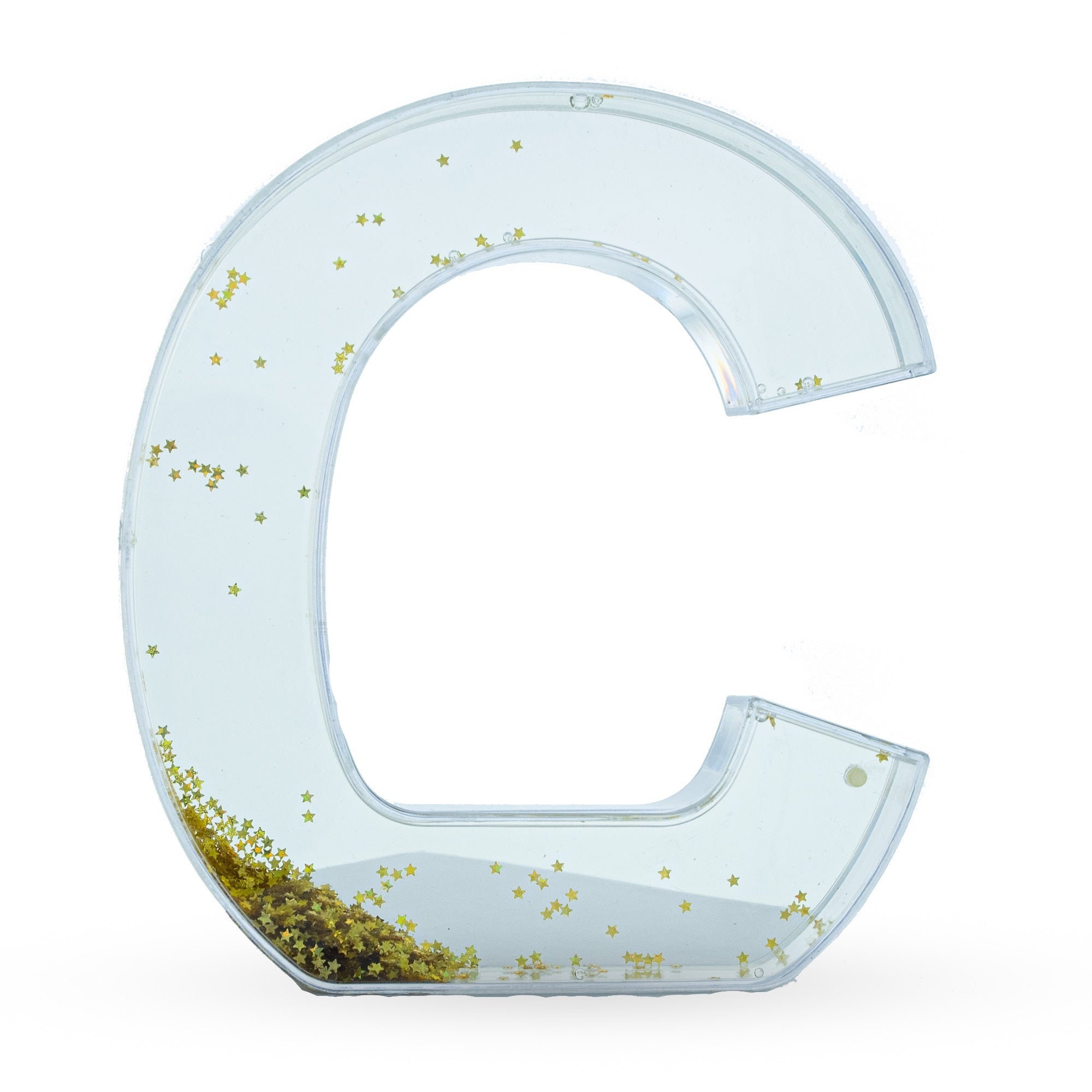 The Letter C In Glitter