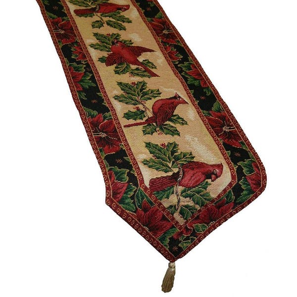 Cardinal Tablecloth - Etsy