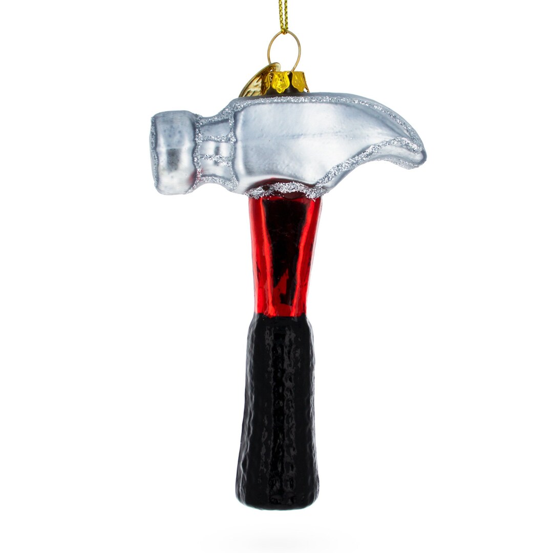 Rugged Hammer Blown Glass Christmas Ornament - Etsy