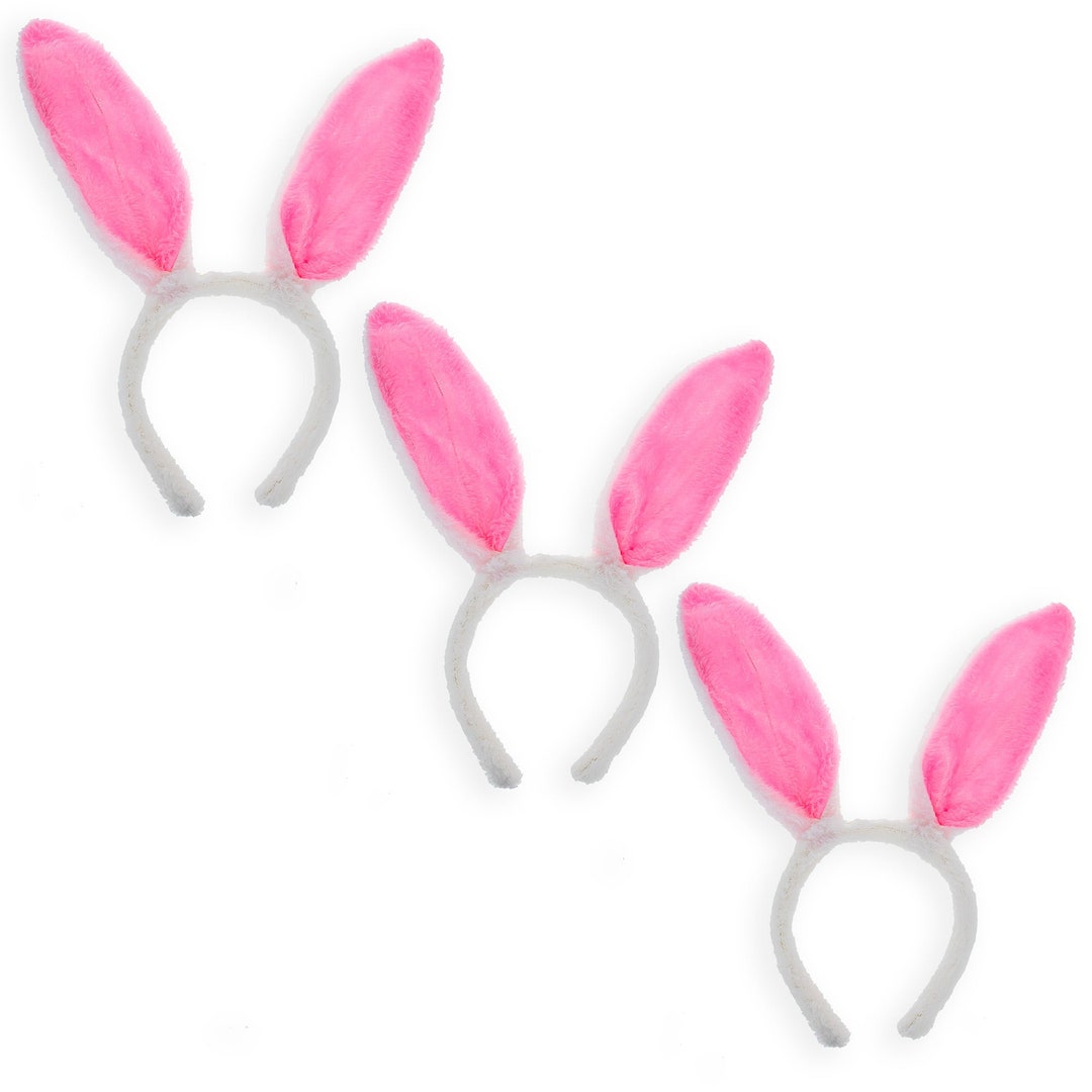 Set of 3 Easter Fabric Bunny Ear Headbands, Each 11.7 Inches - Etsy