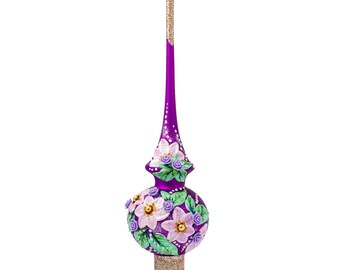 Purple Tree Topper | Etsy