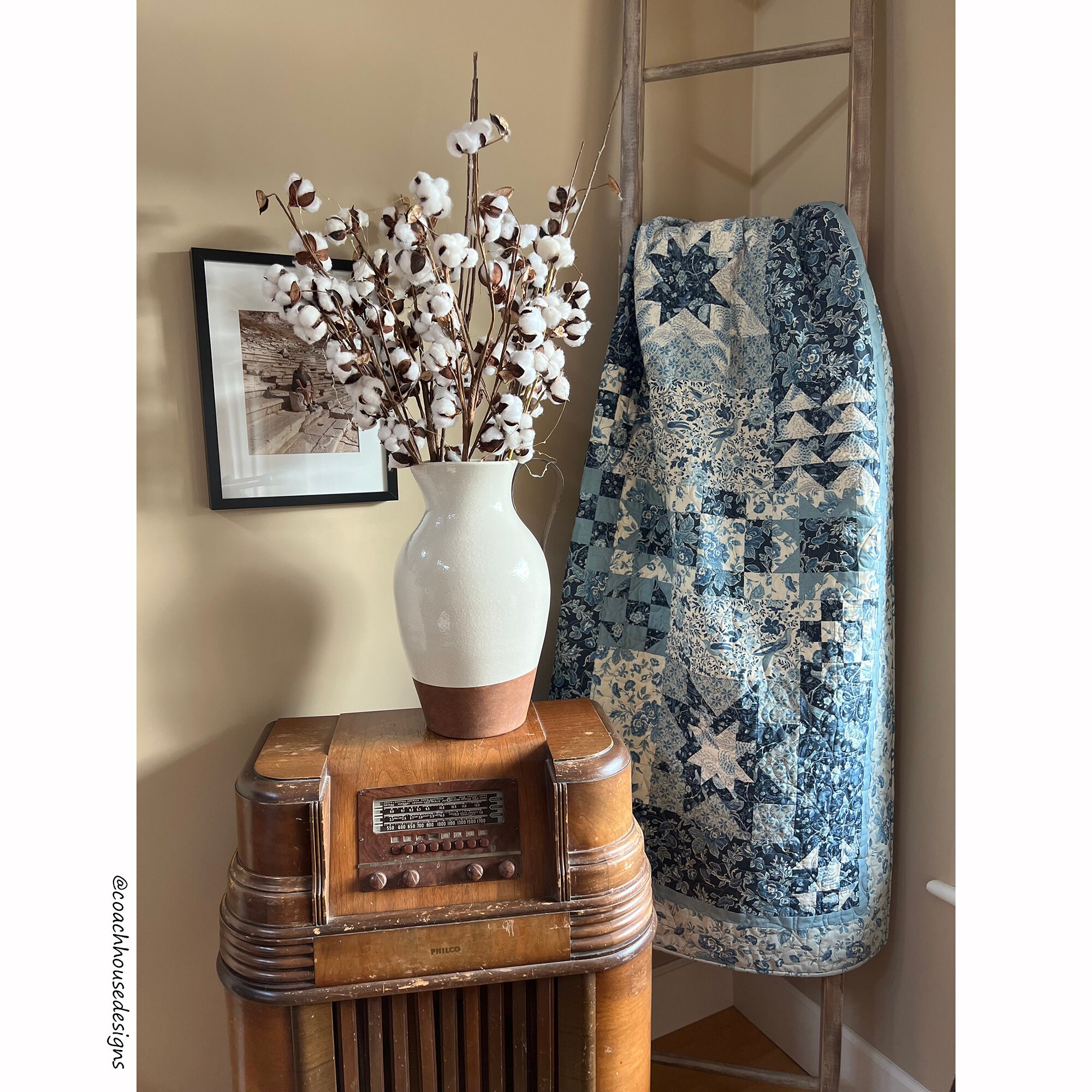 Study in Blue Digital PDF Quilt Pattern by Coach House Designs - Etsy