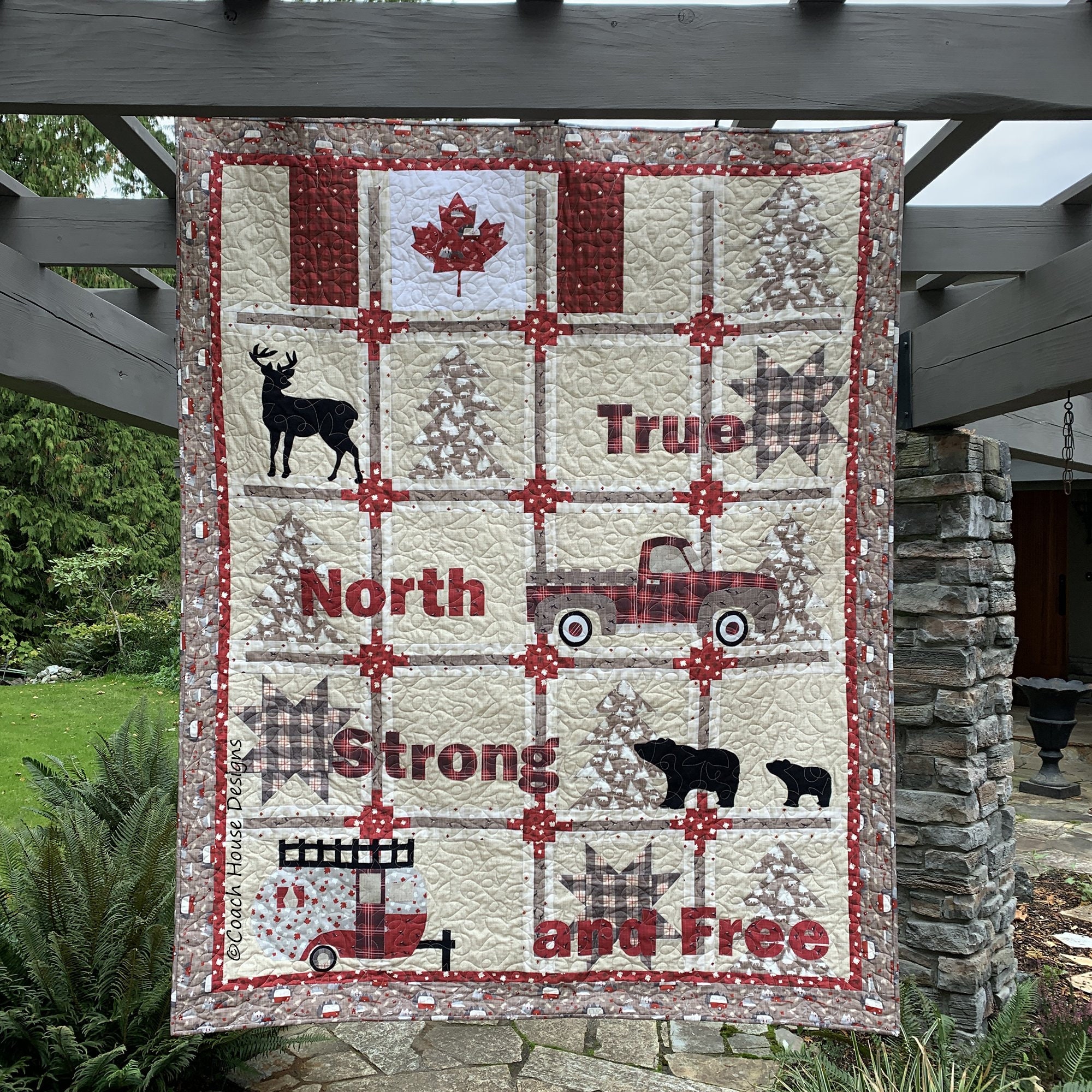 O Canada Digital PDF Quilt Pattern by Coach House Designs - Etsy