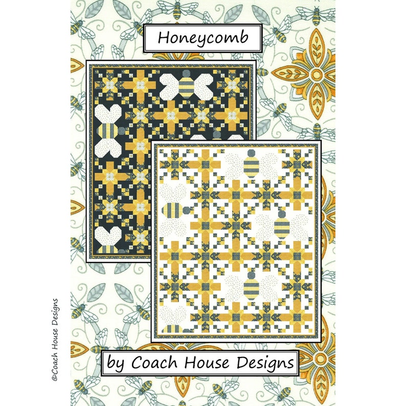 Honeycomb Digital PDF Quilt Pattern by Coach House Designs ** DEB ...