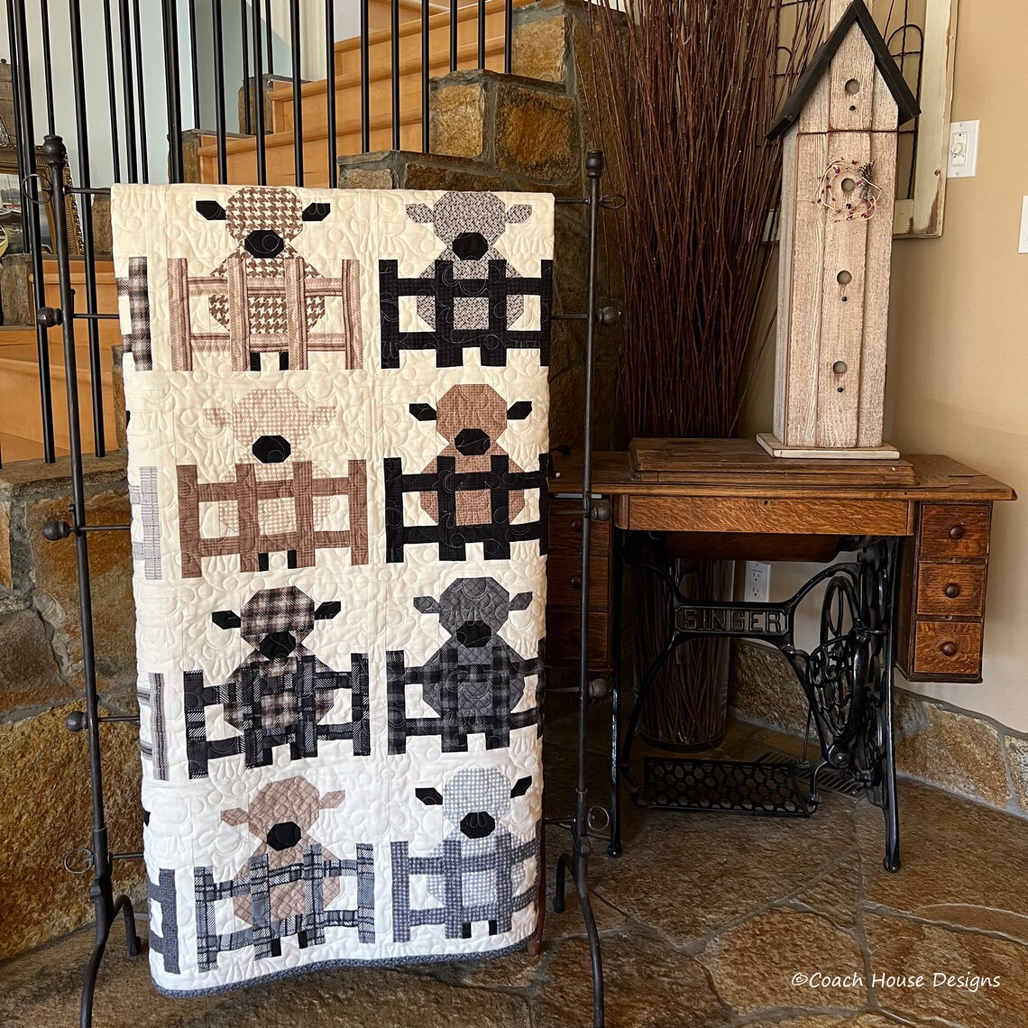Woolie Lambs Digital PDF Quilt Pattern by Coach House Designs - Etsy