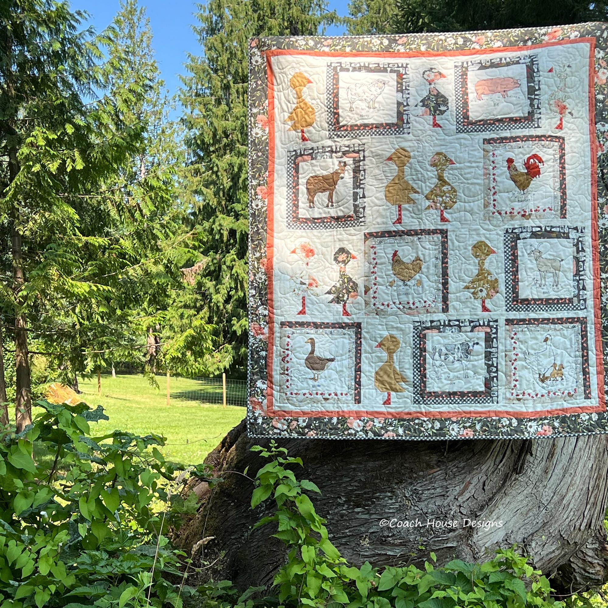Baby Duck Downloadable PDF Quilt Pattern by Coach House Designs - Etsy