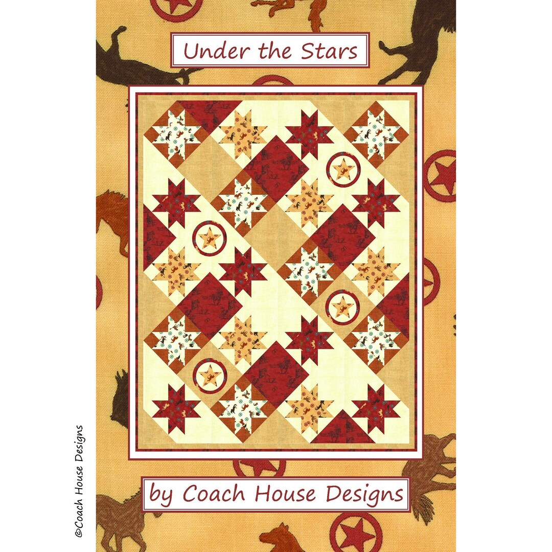 Under the Stars Digital PDF Quilt Pattern by Coach House Designs - Etsy