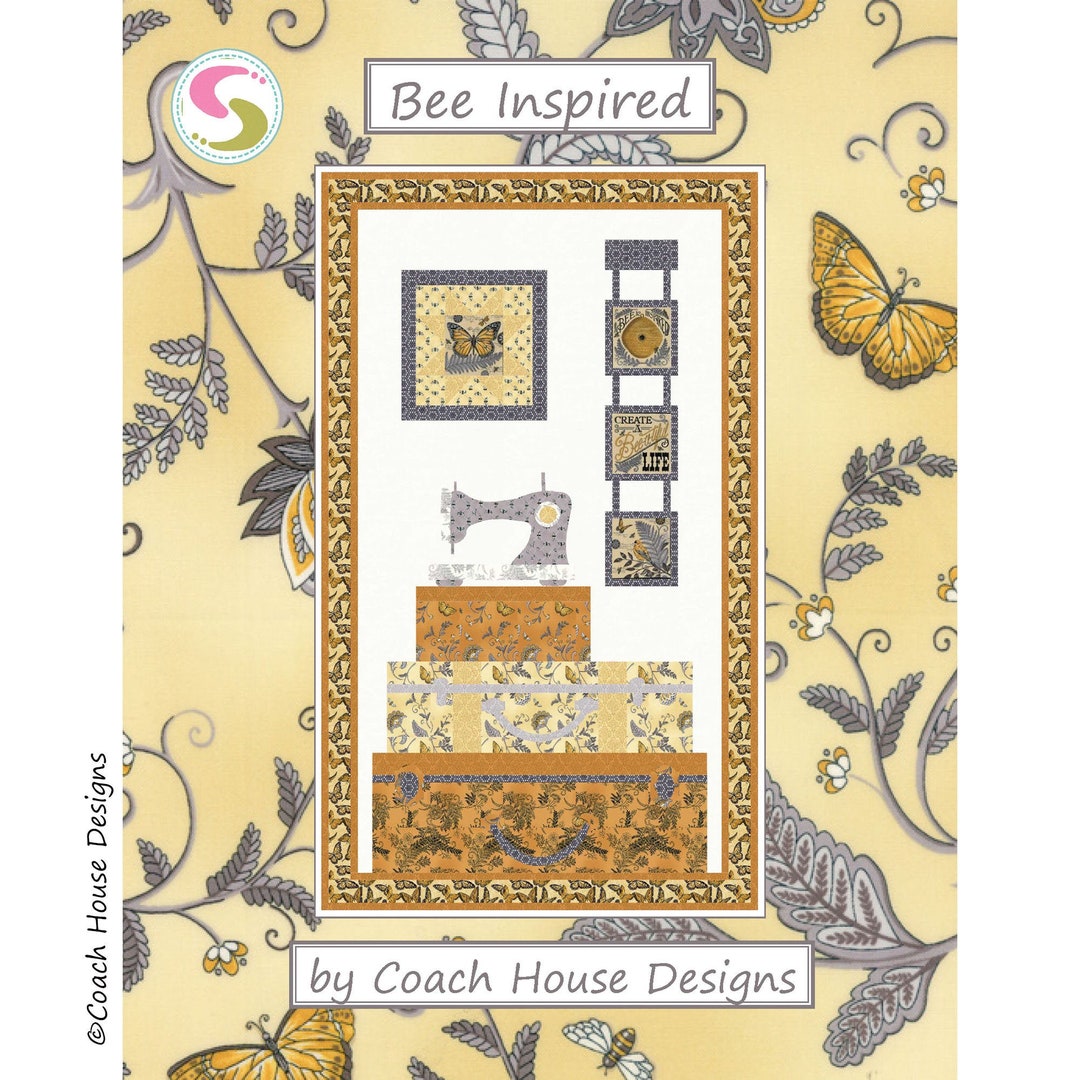 Bee Inspired Digital PDF Quilt Pattern by Coach House Designs - Etsy