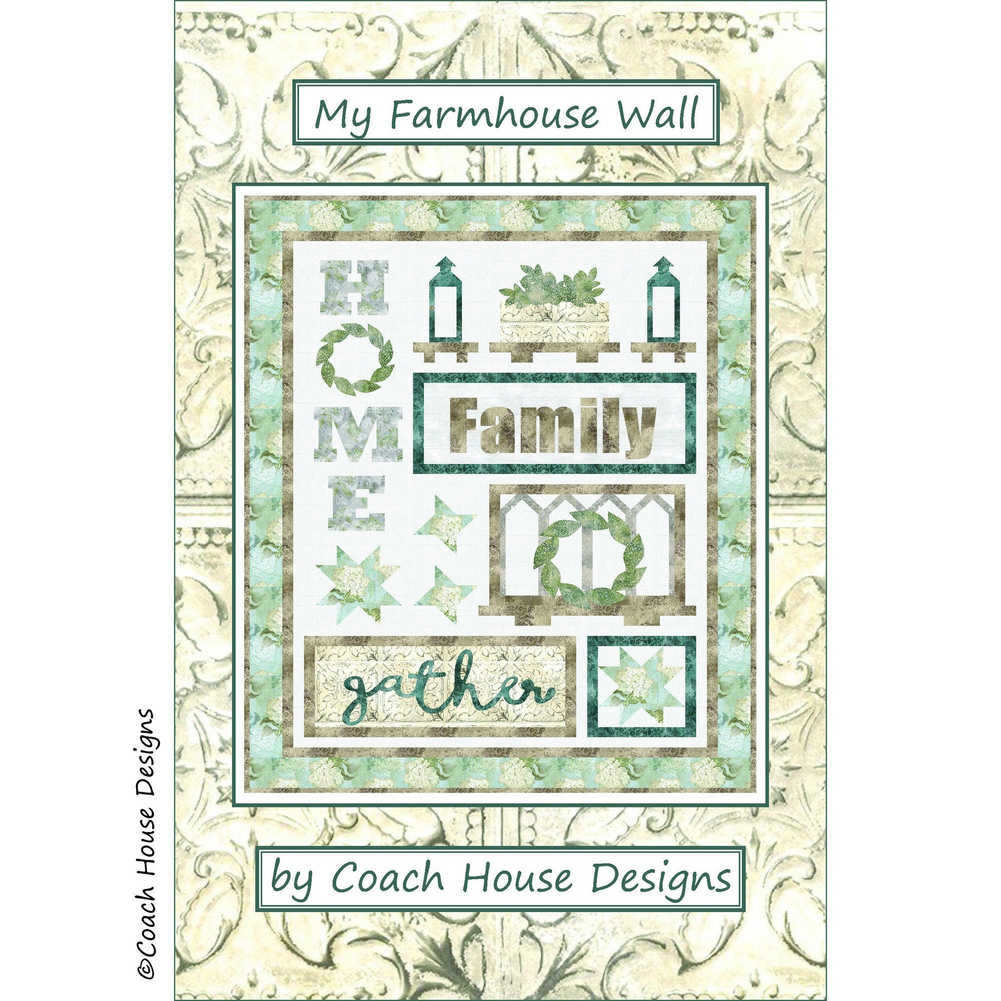 My Farmhouse Wall Digital PDF Quilt Pattern by Coach House Designs - Etsy