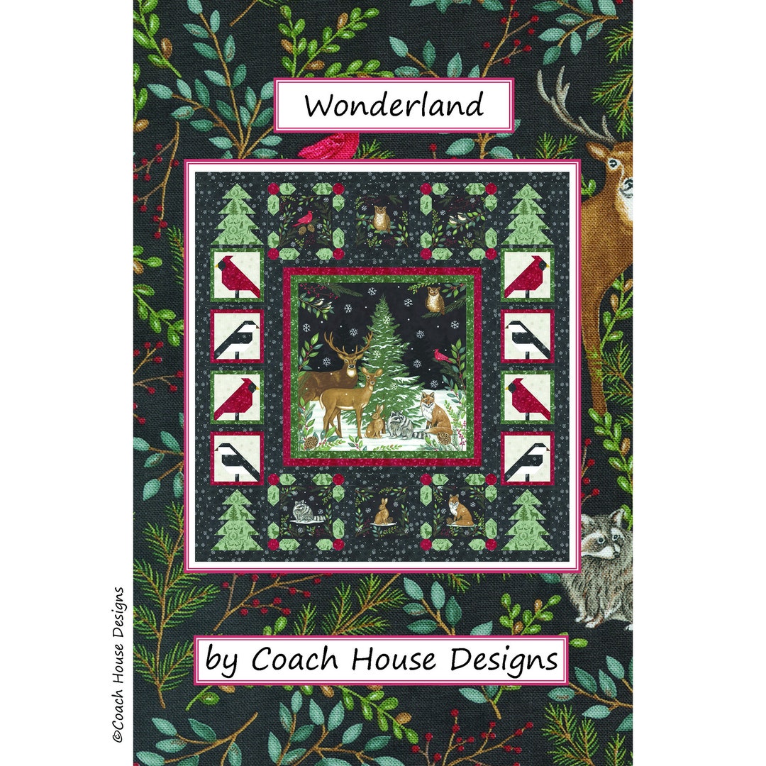 Wonderland Digital PDF Quilt Pattern by Coach House Designs ** Deb ...