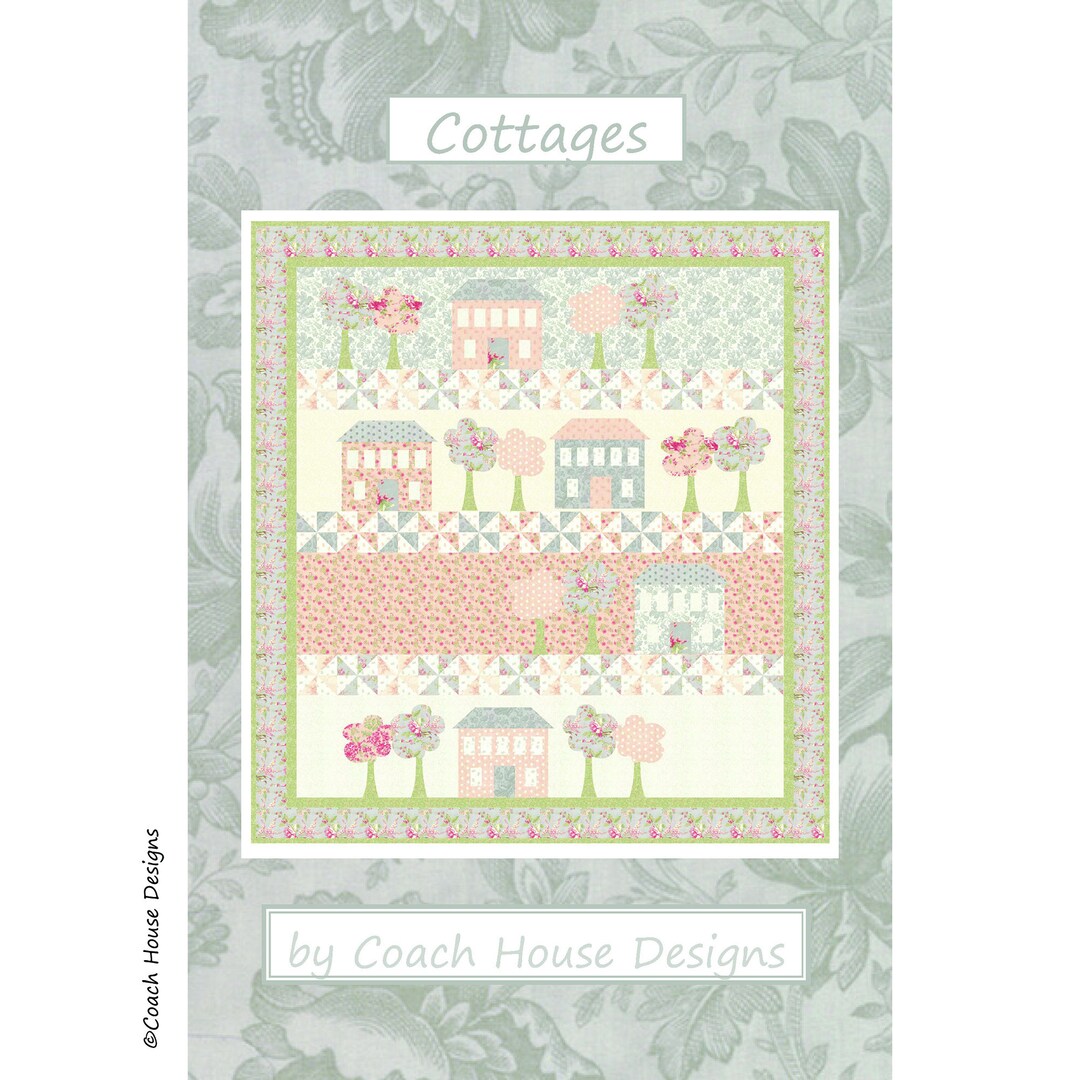 Cottages Digital PDF Quilt Pattern by Coach House Designs - Etsy