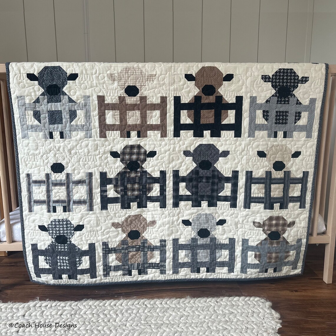 Woolie Lambs Digital PDF Quilt Pattern by Coach House Designs - Etsy