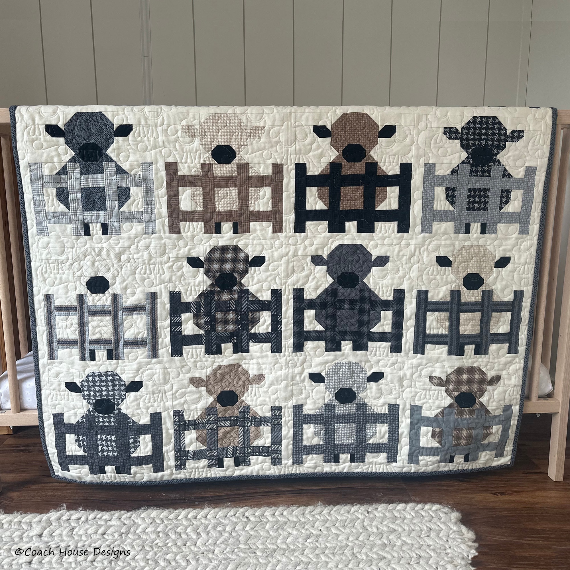 Woolie Lambs Digital PDF Quilt Pattern by Coach House Designs - Etsy