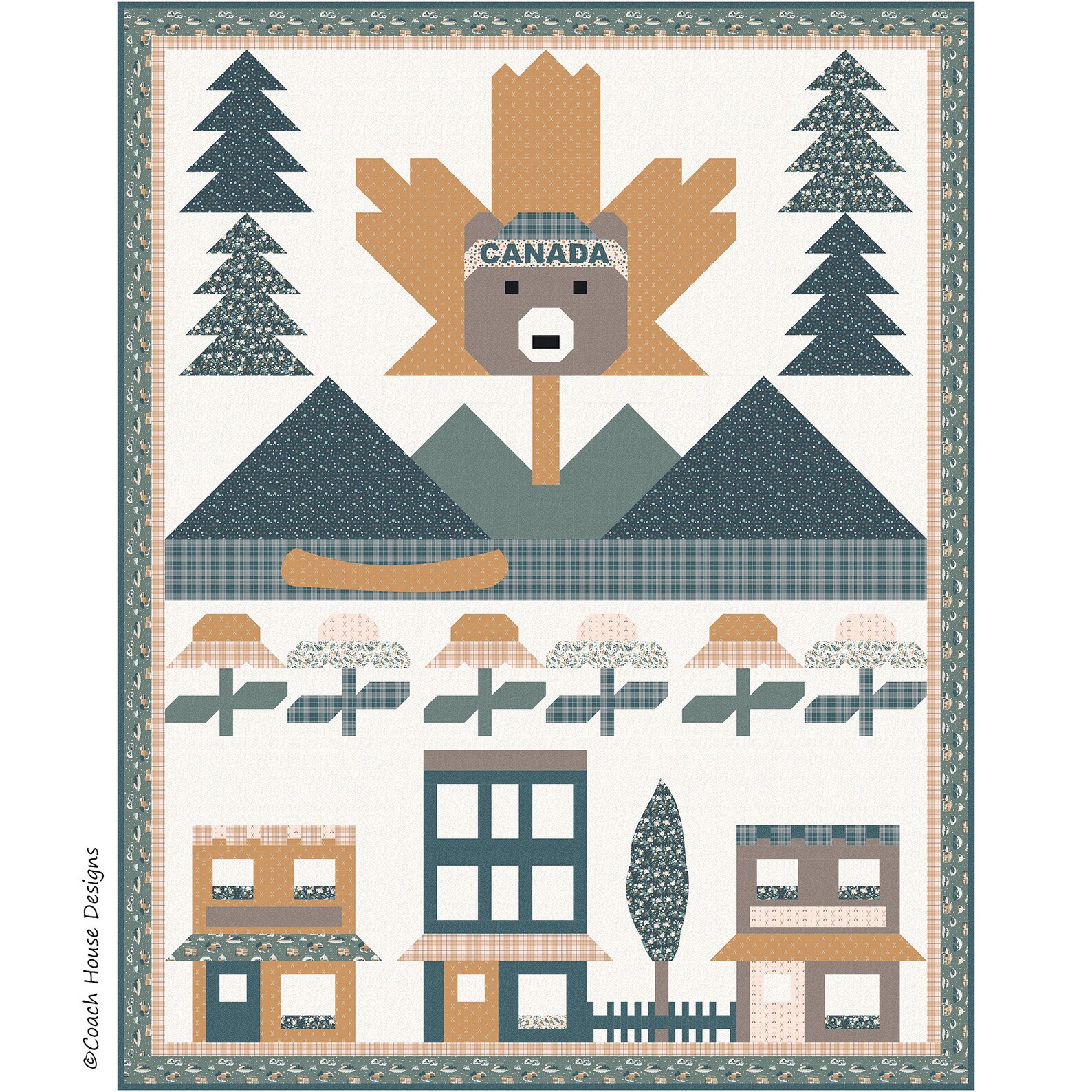 We Are Canadian PDF Quilt Pattern by Coach House Designs - CANADIANA ...