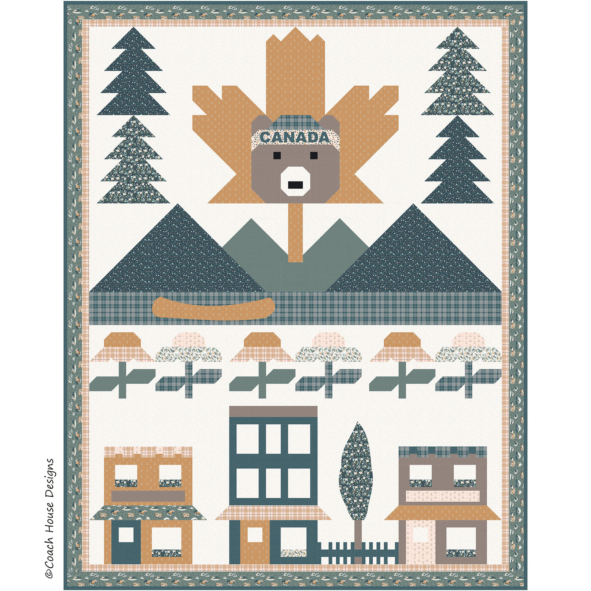 We Are Canadian PDF Quilt Pattern by Coach House Designs - CANADIANA ...