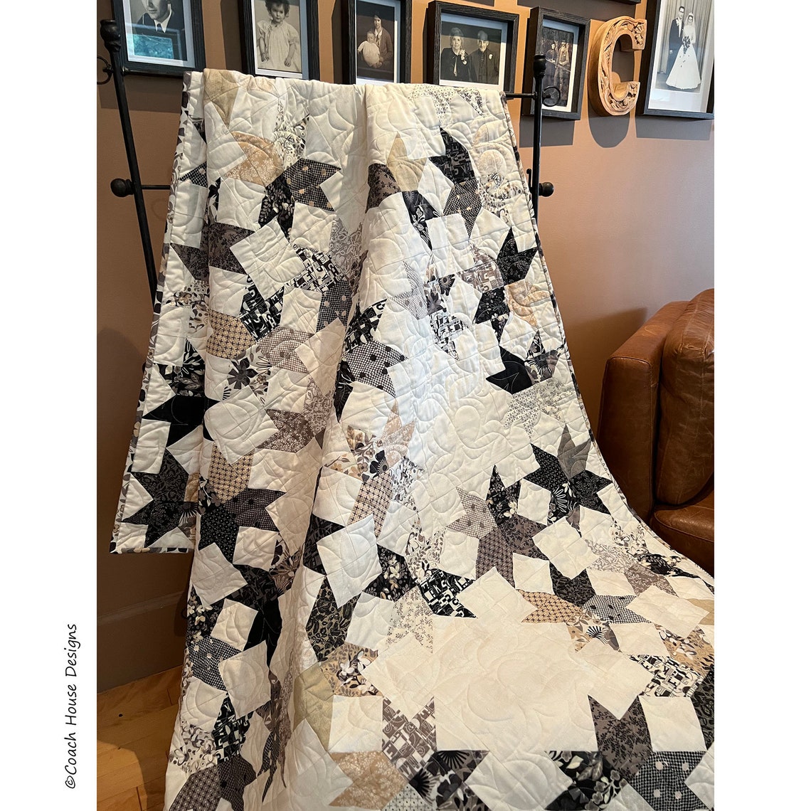 Fading Stars PDF Quilt Pattern by Coach House Designs - DATE NIGHT by ...
