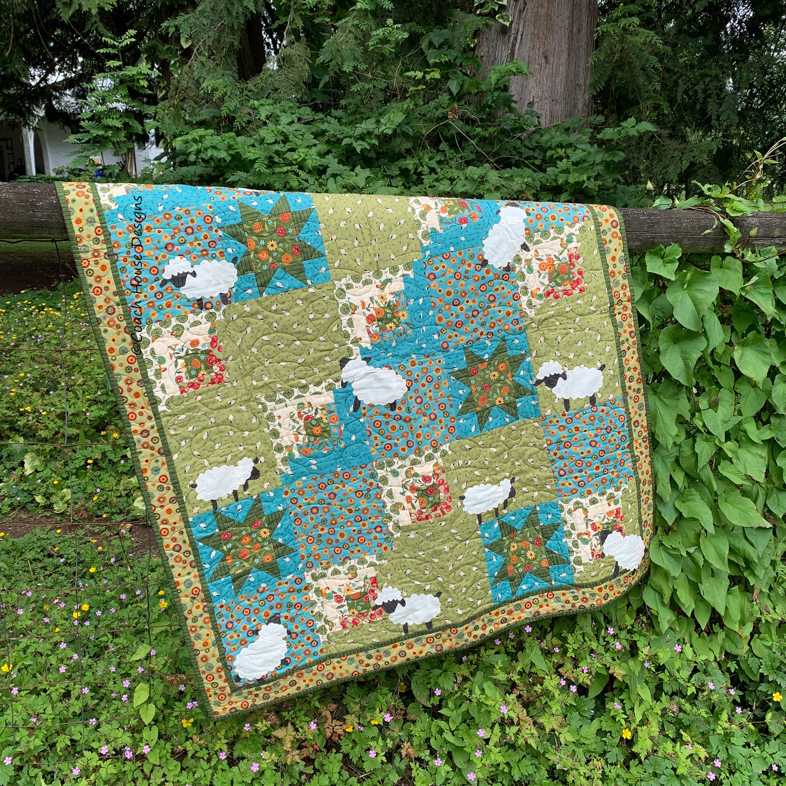 Counting Sheep Digital PDF Quilt Pattern by Coach House Designs - Etsy