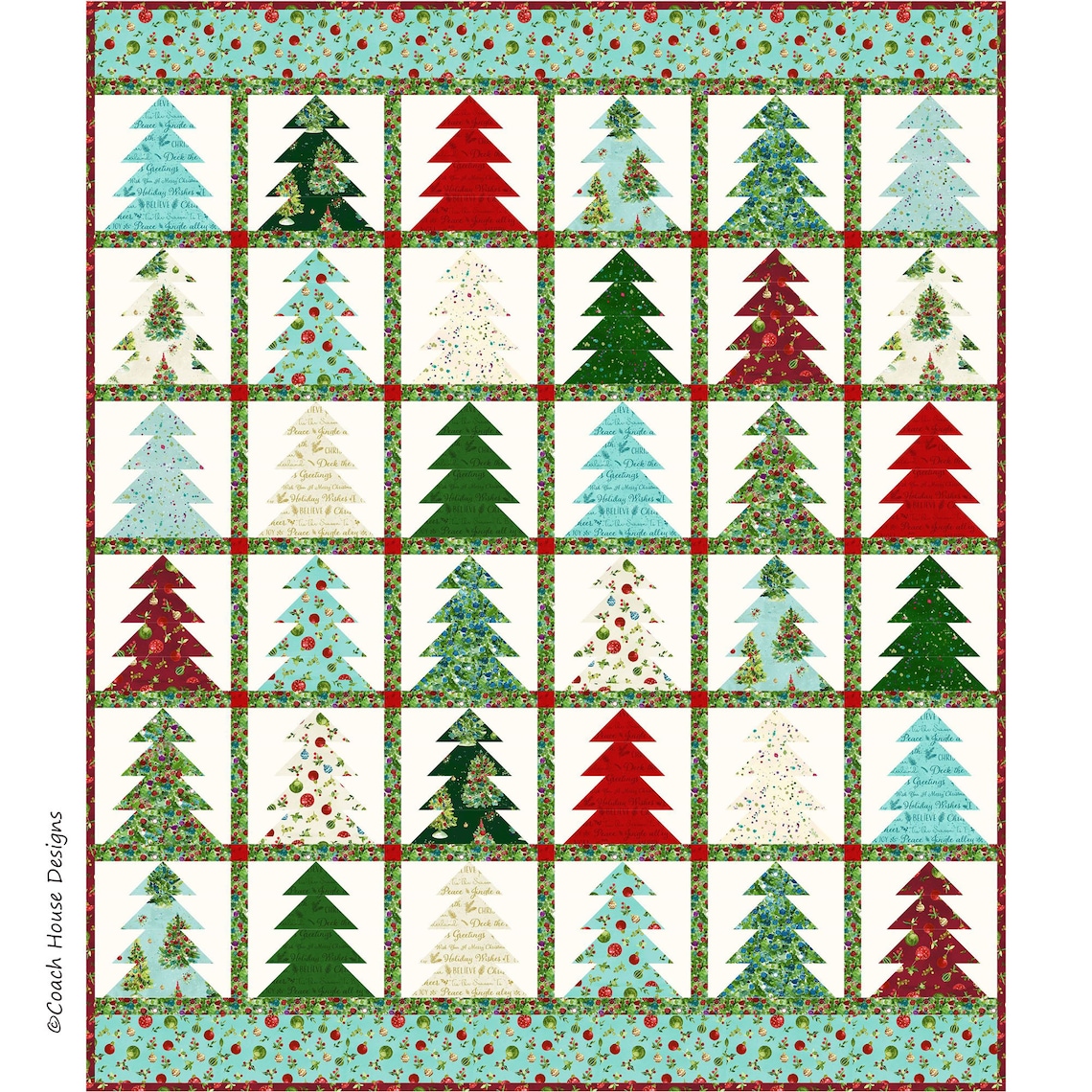 Tree Farm Clothworks Digital PDF Quilt Pattern by Coach House Designs ...