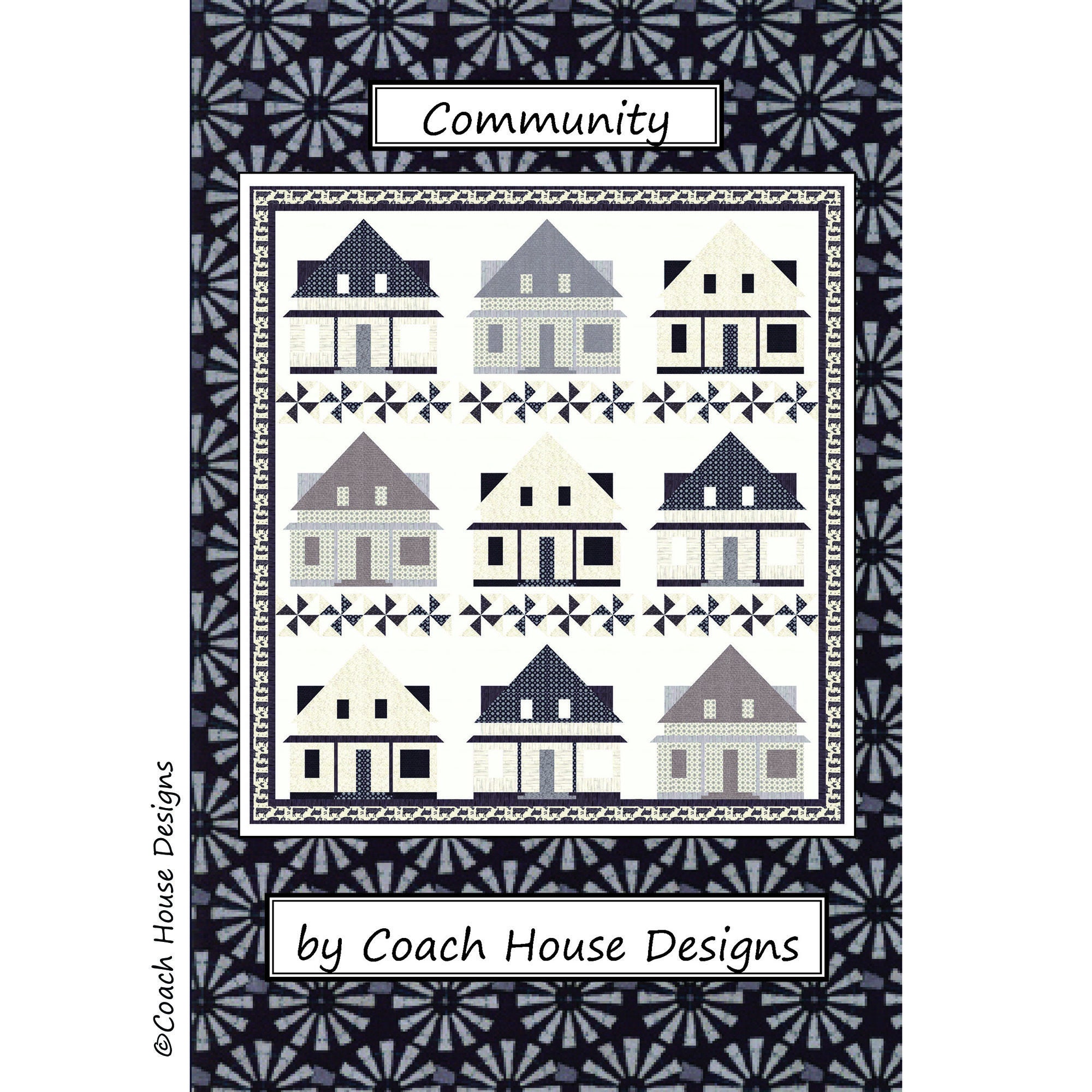 Community Digital PDF Quilt Pattern by Coach House Designs - Etsy