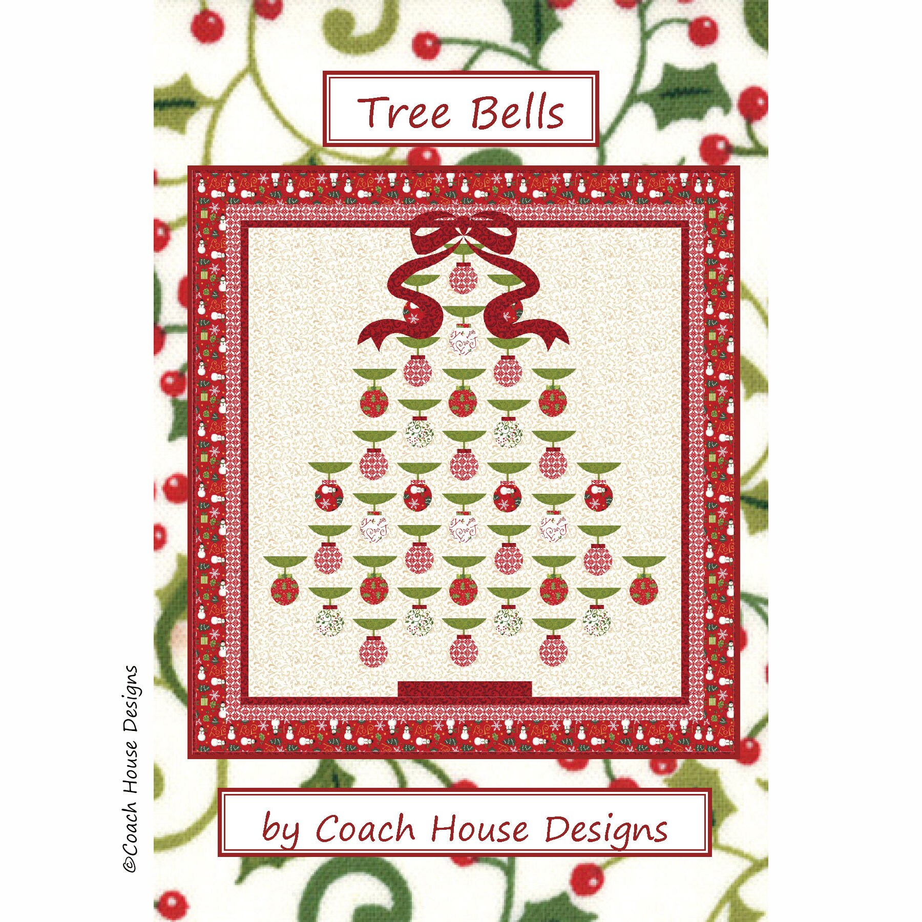 Tree Bells Digital PDF Quilt Pattern by Coach House Designs - Etsy