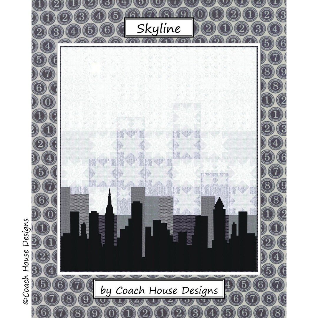 Skyline Digital PDF Quilt Pattern by Coach House Designs - Etsy